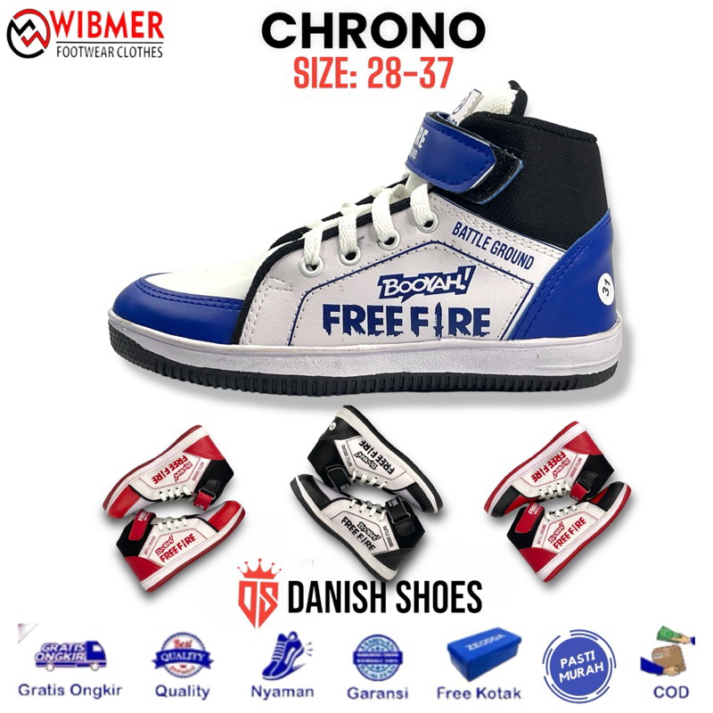 Jual SEPATU FREE FIRE ANAK TK / SEPATU FF ANAK TK / SEPATU EP EP BOOT ...
