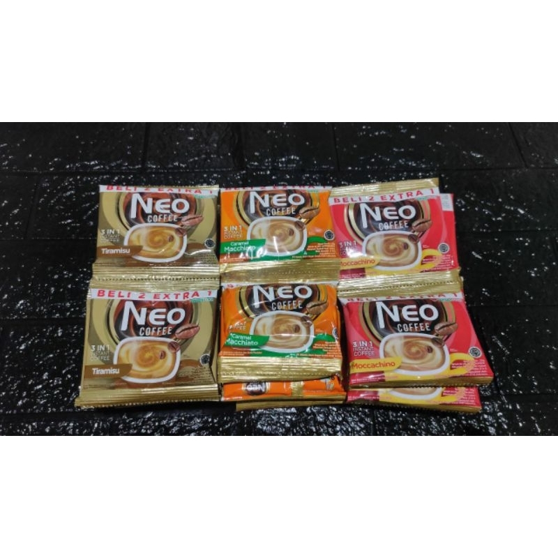 Jual kopi neo coffee 15 sachet 3 rasa | Shopee Indonesia