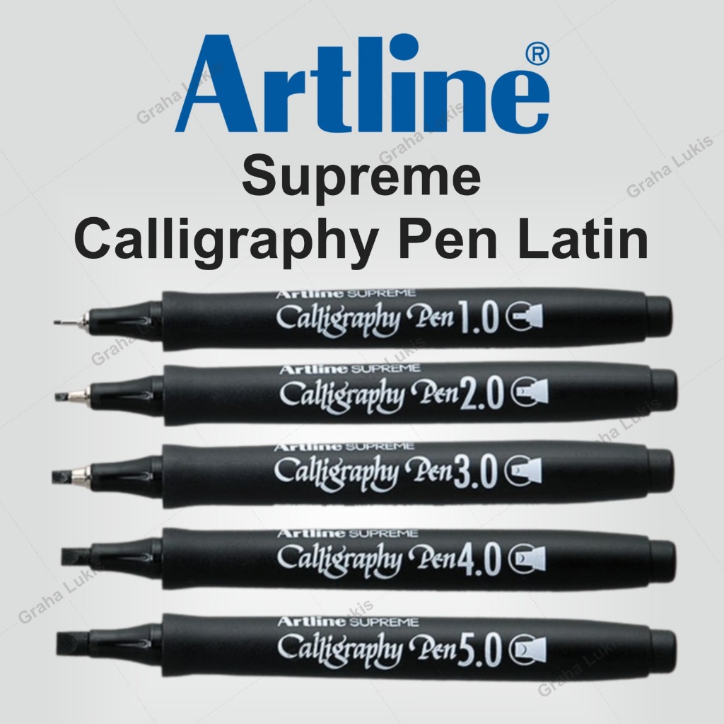 Jual ARTLINE Supreme Calligraphy Pen Latin | Shopee Indonesia