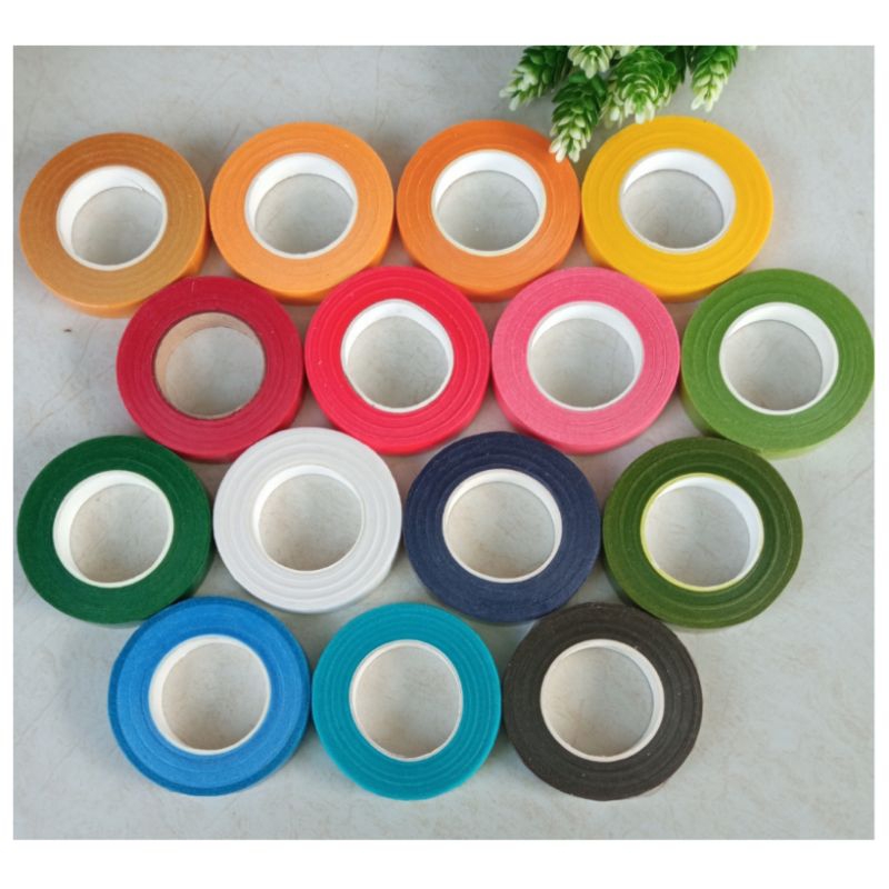 Jual 1 Roll Floral Tape 30 Yard Isolasi Bunga Solasi Kertas Solatip ...
