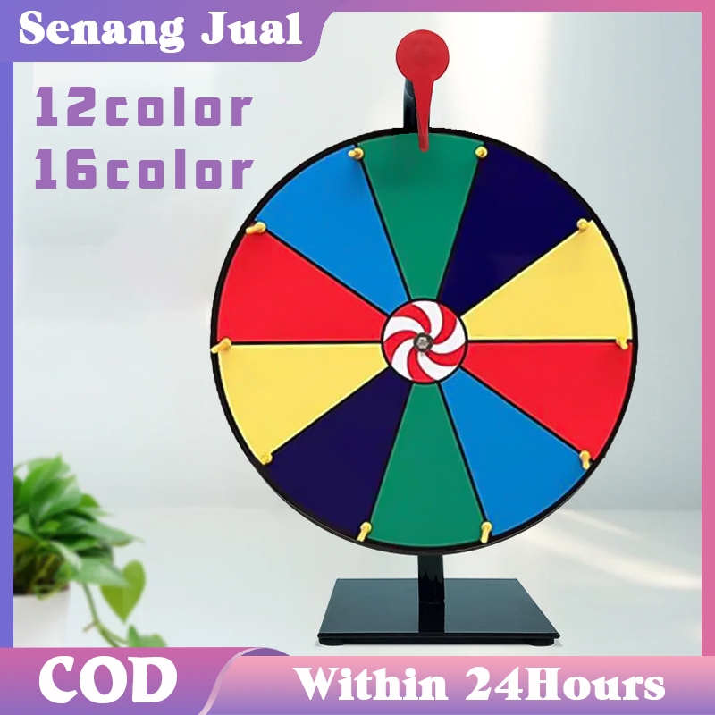 Jual 1Set Permainan Roda Putar Spin Undian Serbaguna / Lucky Spin 30CM ...