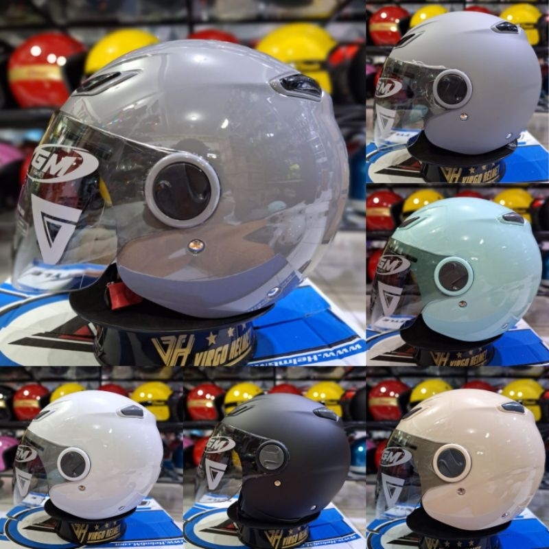 Jual Helm GM Venus Hijab Original / Helm Motor Retro Hijab / Helm Motor ...