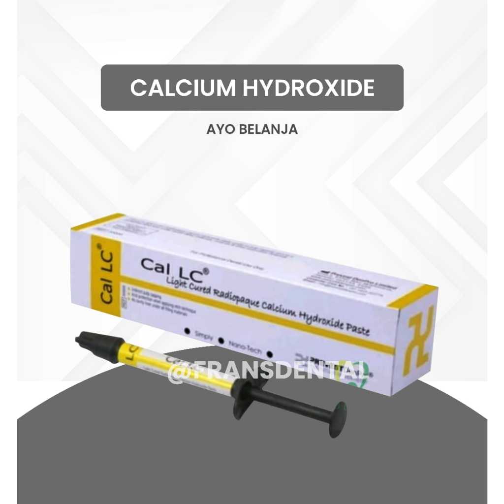 Jual DENTAL Cal LC Kalsium Hidroksida Sinar CaOH light curing liner ...