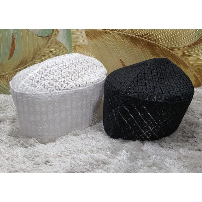 Jual Peci Jaring Double | Peci Pakistan Original | Peci Rajut | Peci ...