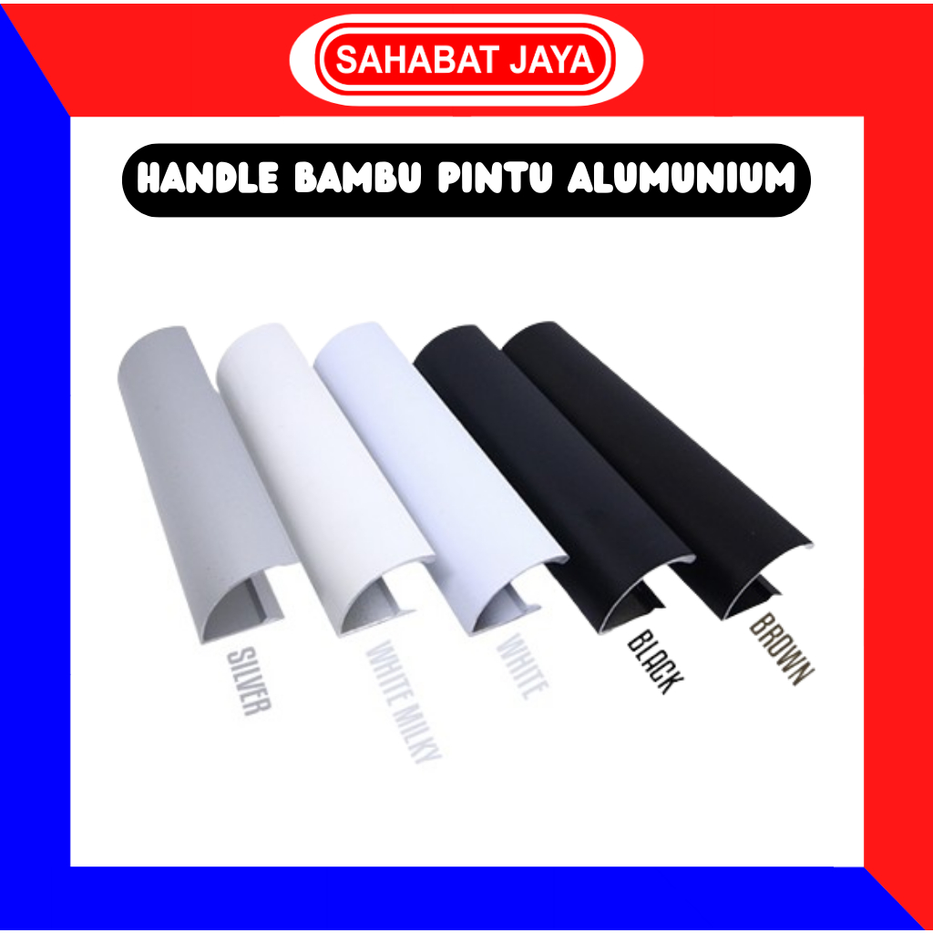 Jual Handle Bambu Pintu Aluminium Handel Tarikan Pintu Frame Alumunium ...