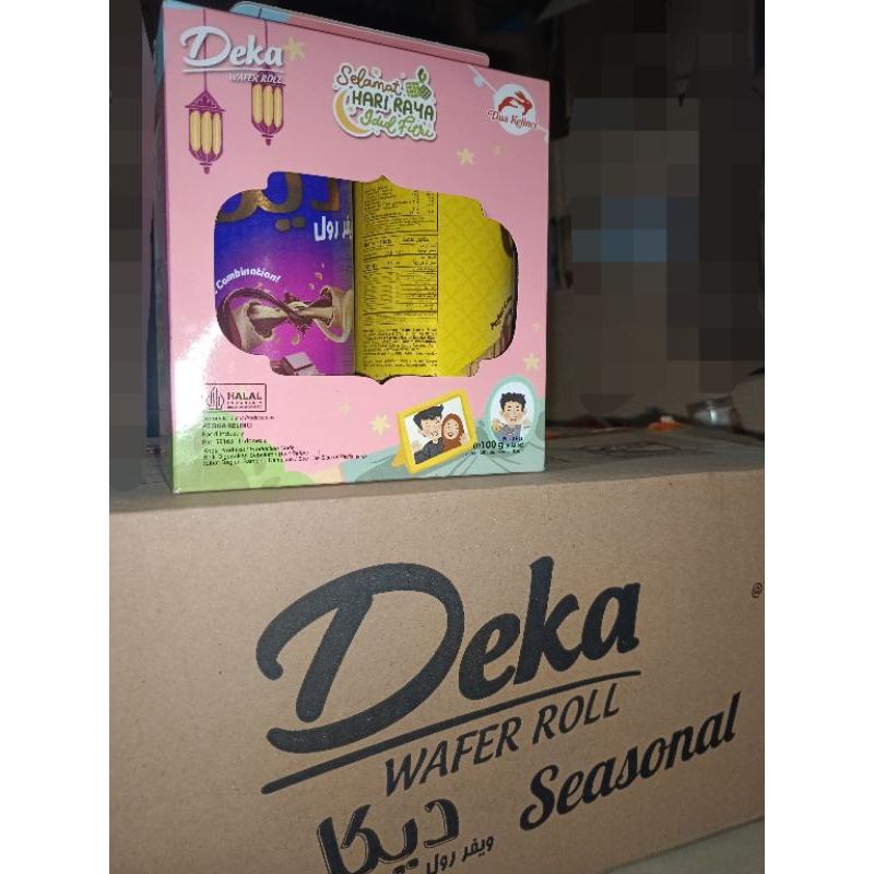 Jual Sekarton Deka Wafer Roll Karton isi 12 box Parcel Hampers paket ...