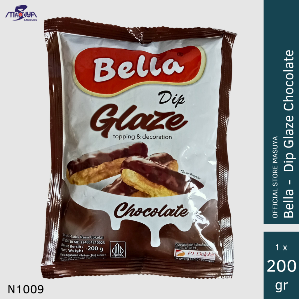 Jual Bella Dip Glaze Chocolate 200 gr Topping rasa Coklat | Shopee ...