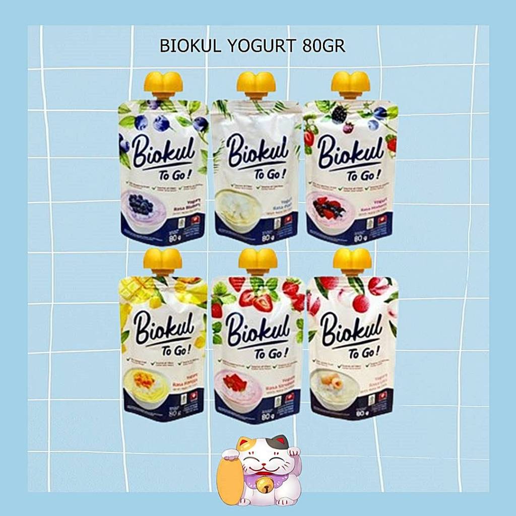 Jual Biokul Yogurt To go 80gr / Yoghurt Aneka Rasa Buah | Shopee Indonesia