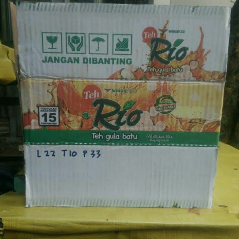 Jual KARDUS BEKAS UNTUK PACKING TEH RIO | Shopee Indonesia