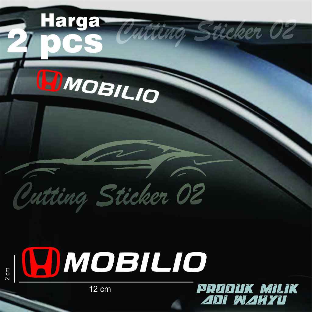 Jual Stiker Talang Air honda mobilio sticker cover talang air mobil ...