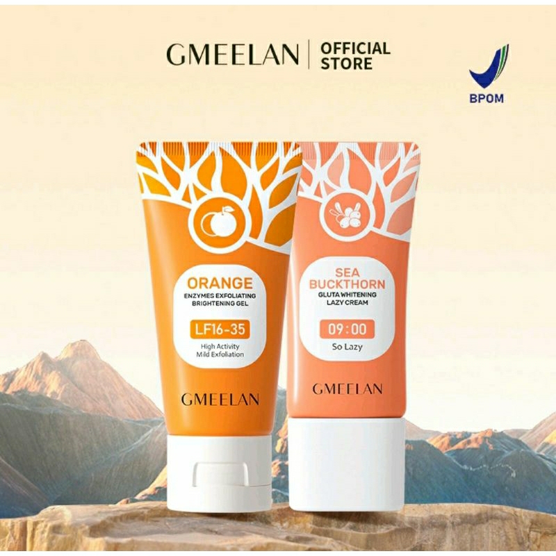 Jual GMEELAN Gluta Whitening Lazy Cream Exfoliating Peeling Gel ...