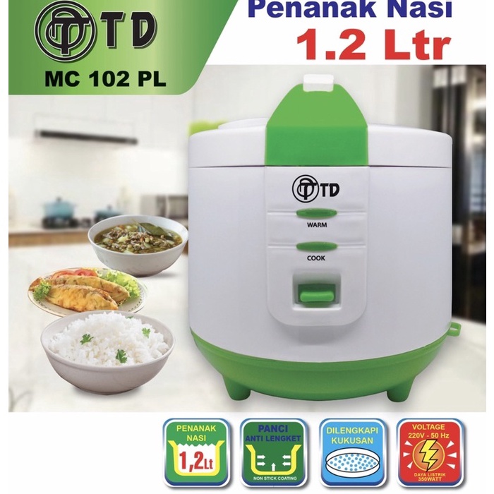 Jual MAGICOM RICE COOKER TD YAMAKAWA 12 18 LITER PENANAK NASI TD 12 18 ...