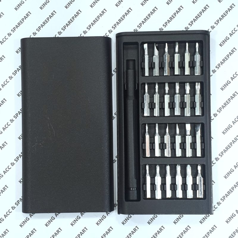 Jual OBENG SET PREMIUM 24 IN 1 MODEL BOX GESER | Shopee Indonesia