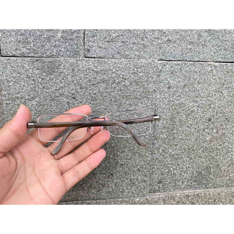 Jual frame kacamata seken original Titanium made in japan | Shopee ...