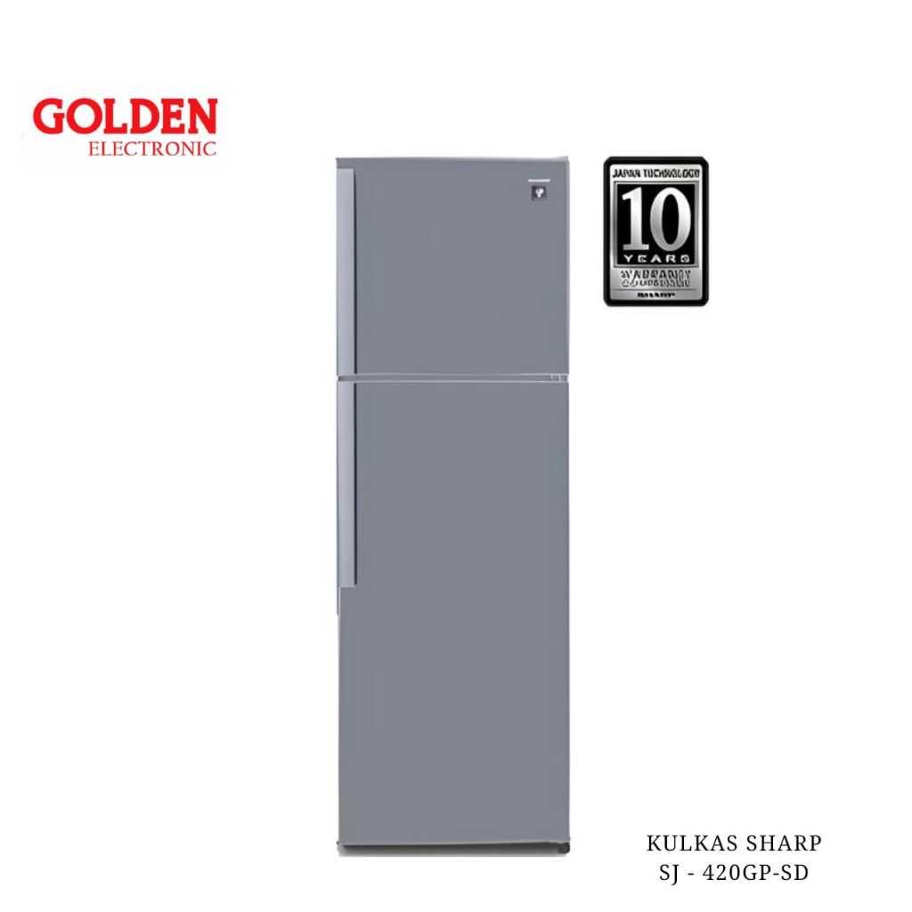 Jual Kulkas SHARP 2 Pintu SJ-420GP-SD | Shopee Indonesia