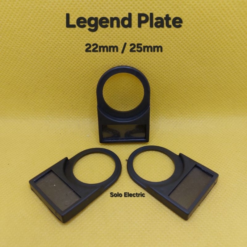 Jual Legend Plate 22mm / Legend Plate 25mm / Label Nama Panel | Shopee ...