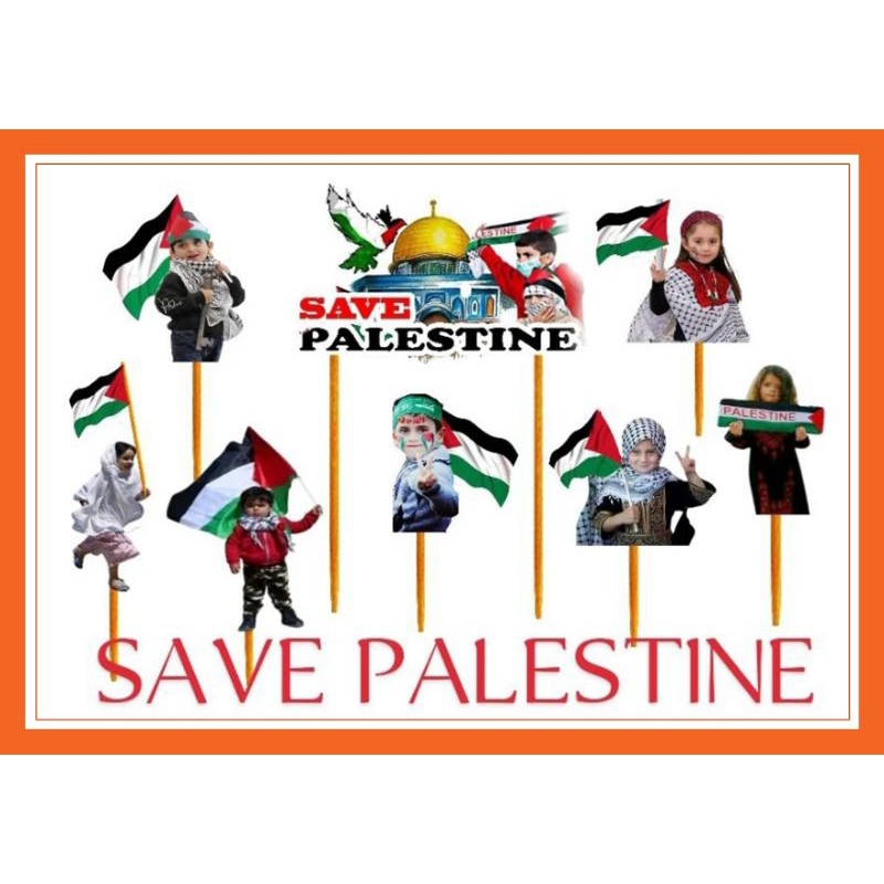 Jual TOPER KARAKTER PALESTINE HIASAN TUSUK KUE ULANG TAHUN | Shopee ...