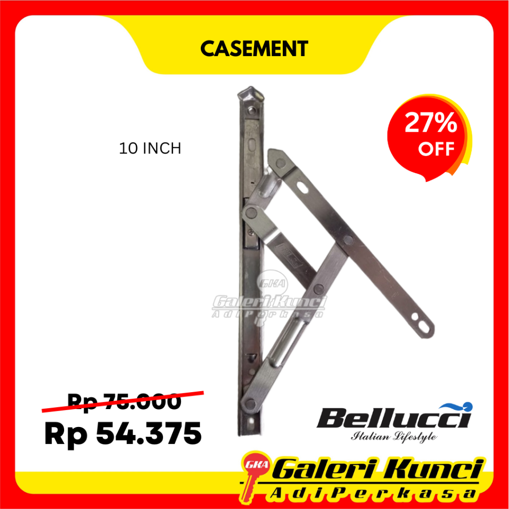 Jual Engsel Casement Bellucci BLC A10 Inch SS Engsel Jendela Aluminium ...
