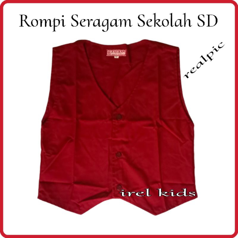 Jual Rompi Merah SD Lengkap Ukuran kelas 1 sampai 6 | Shopee Indonesia