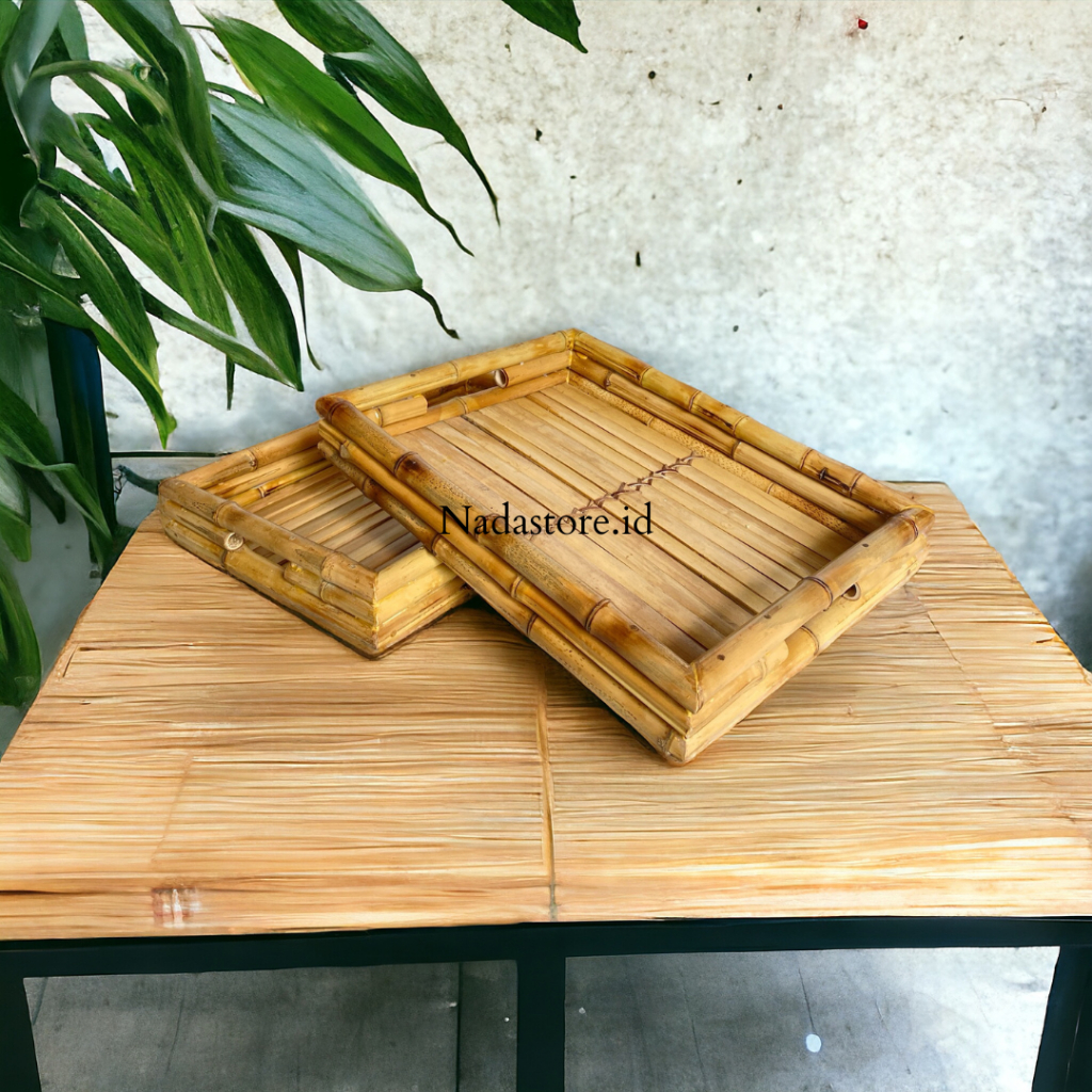 Jual NADASTORE - NAMPAN BAMBU CENDANI / NAMPAN SAJI / RUSTIC / TRAY ...