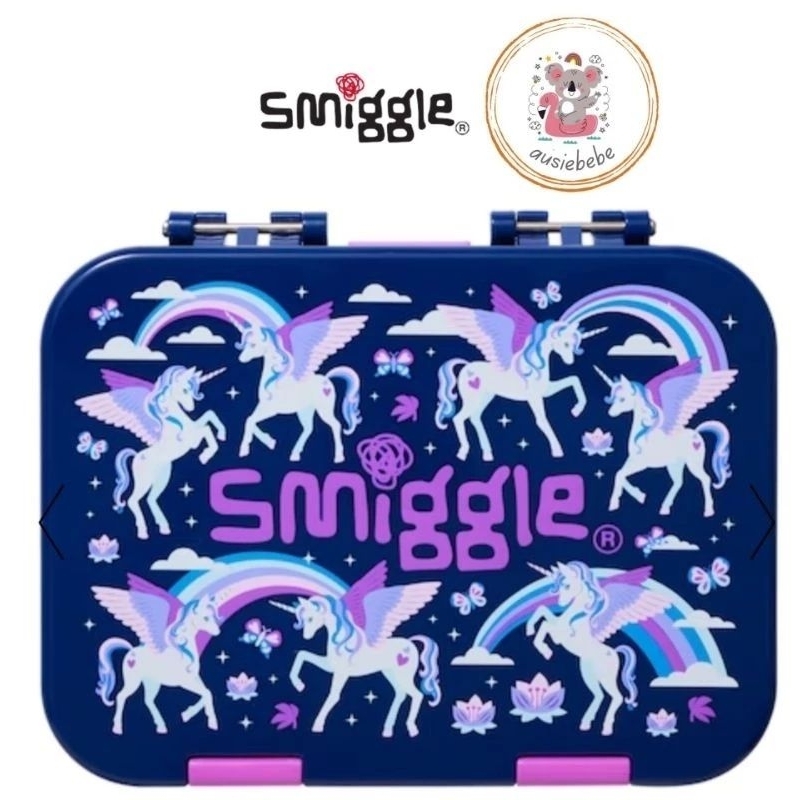 Jual Smiggle - Bento Box Unicorn Blue - Large | Shopee Indonesia