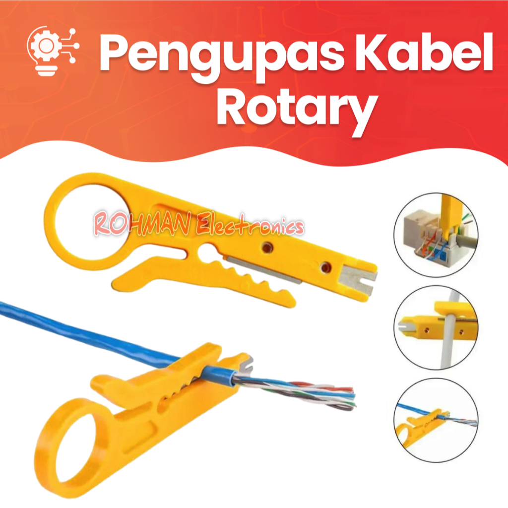 Jual Alat Kupas Kabel Putar/Rotary Panjang 9 cm | Shopee Indonesia