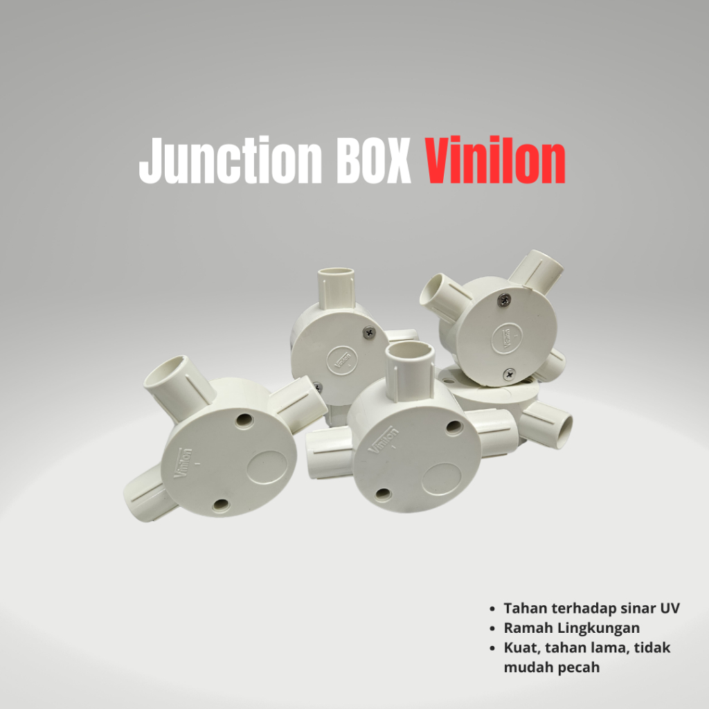 Jual Box Sambungan Kabel/T Dus Sambungan Kabel/ Junction Box Vinilon ...