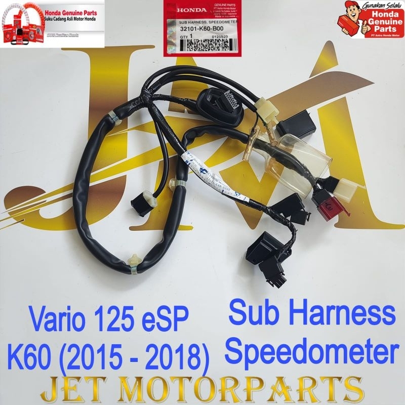 Jual 32101K60B00 Sub Harnes Speedometer Vario 125 eSP K60 2015-2018 Asli Atau Ori Honda AHM ...