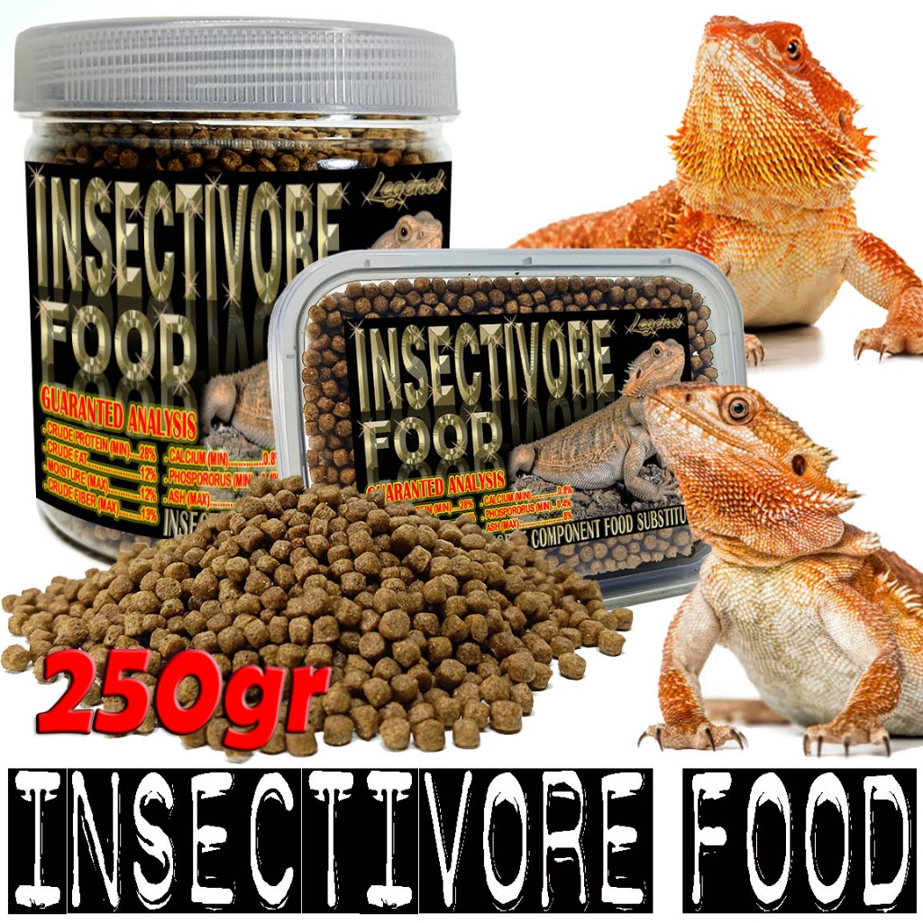 Jual 250GR MAKANAN DIET REPTILE BEARDED DRAGON BD PELET INSECTIVORE ...