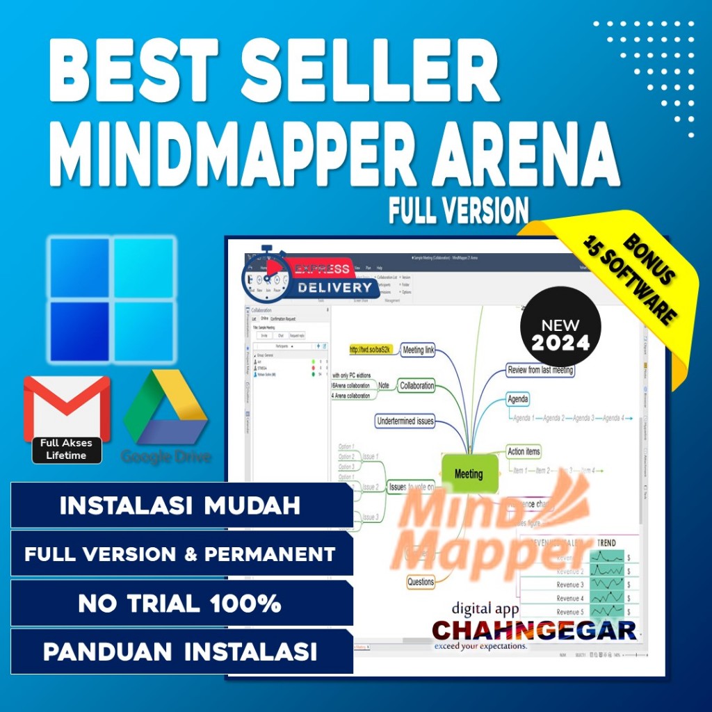Jual MindMapper Arena 2024 Full Version Software Mapping | Shopee Indonesia