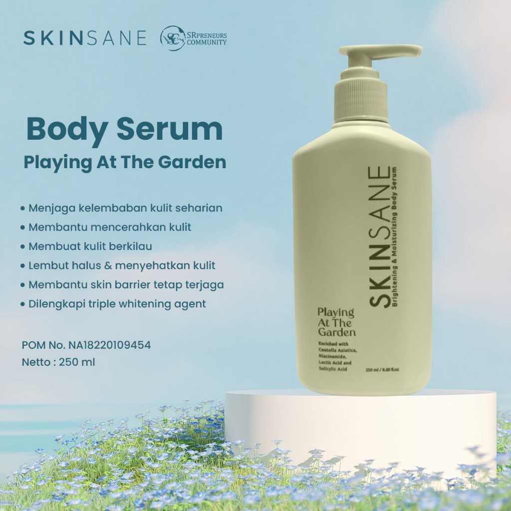 Jual SKINSANE BODY SERUM LOTION PENCERAH KULIT MENGHALUSKAN DAN MENJAGA ...