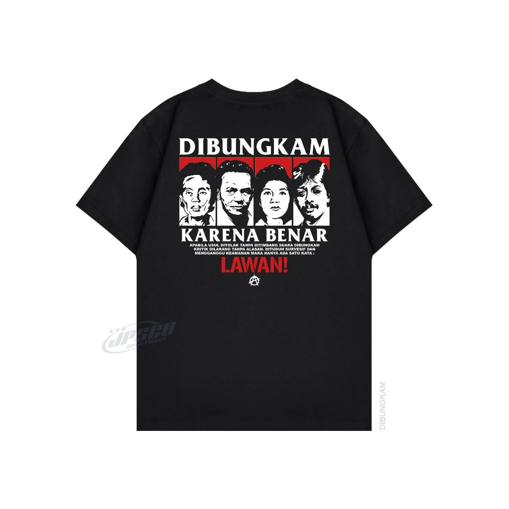 Jual KAOS ANARKI BUNGKAM PARA AKTIVIS PEJUANG KETIDAKADILAN | Shopee ...
