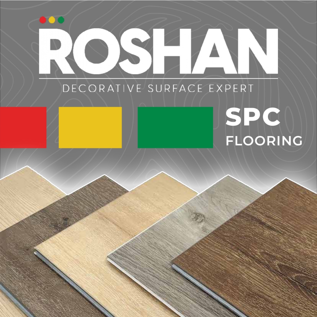Jual Lantai SPC 5mm Premium ROSHAN SPC Flooring | SPC Lantai Flooring 5 ...