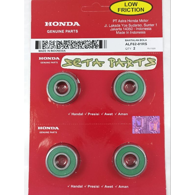 Jual Bearing Honda Roda Depan 6201 Beat Fi POP Sporty Blade Revo 110 ...