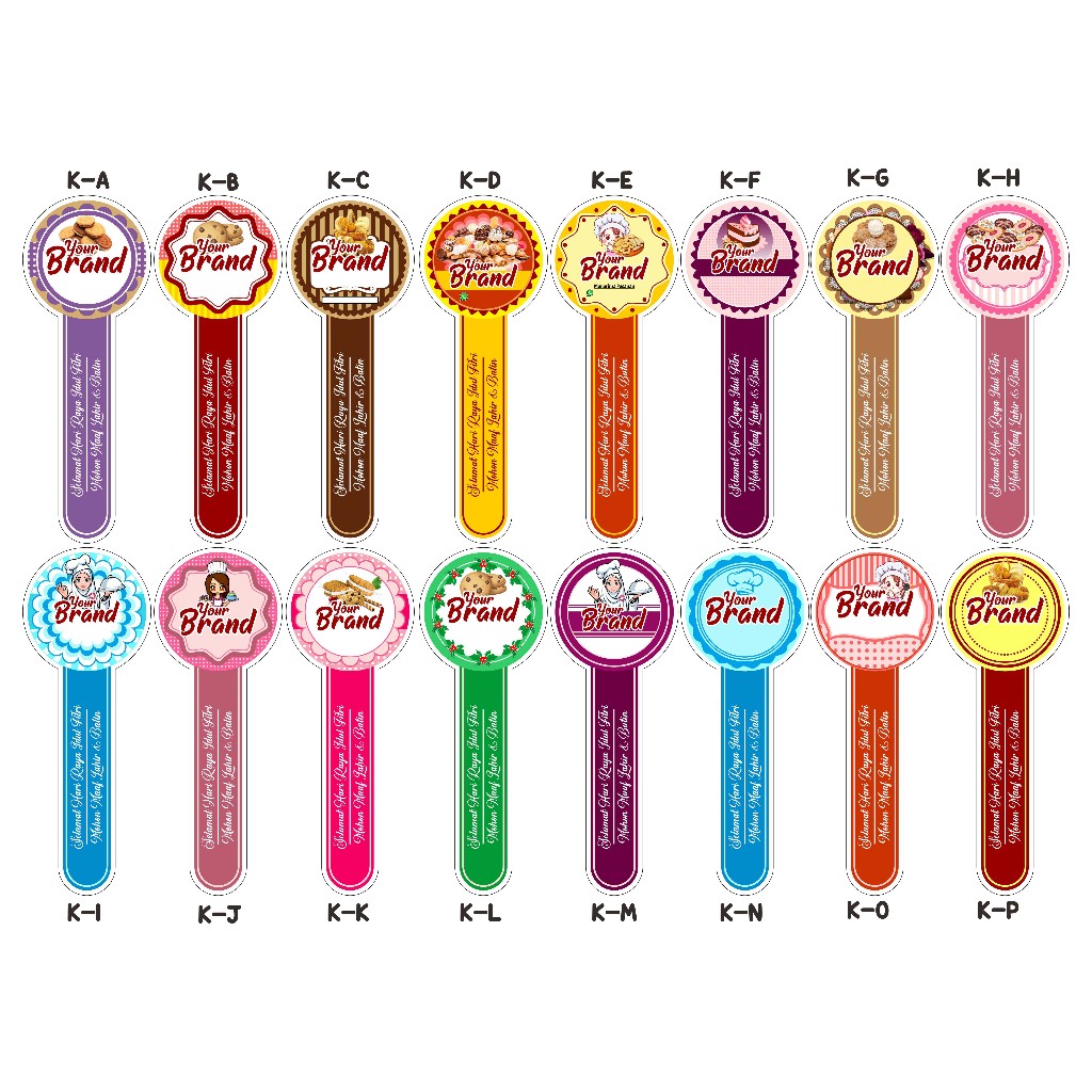 Jual Sticker Segel Label TOPLES/Sticker label makanan/Sticker Label ...