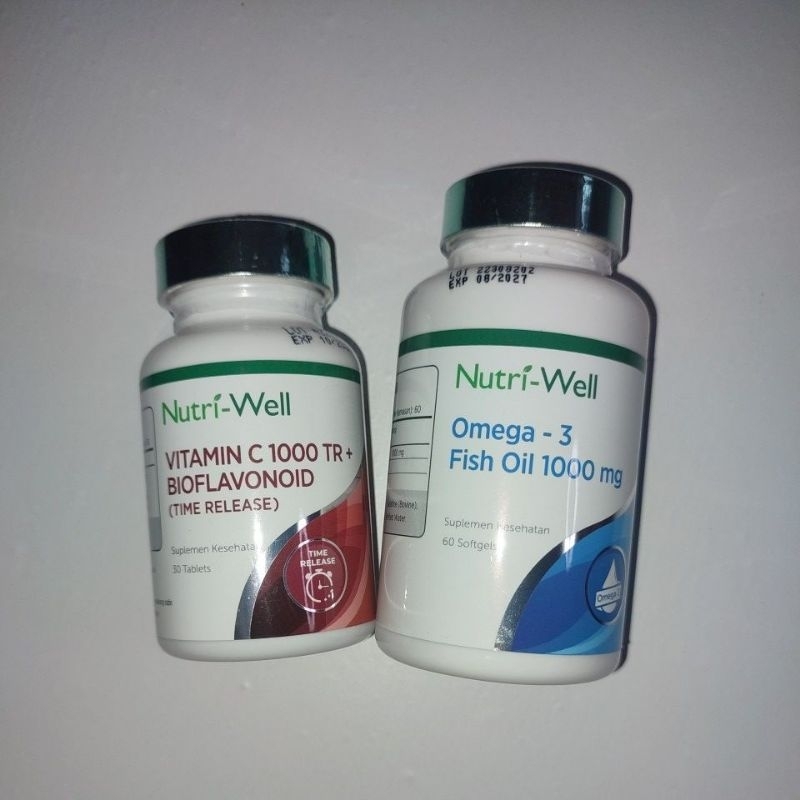 Jual NUTRI WELL VITAMIN C 1000 MG TIME RELEASE BIOFLAVONOID & NUTRI ...