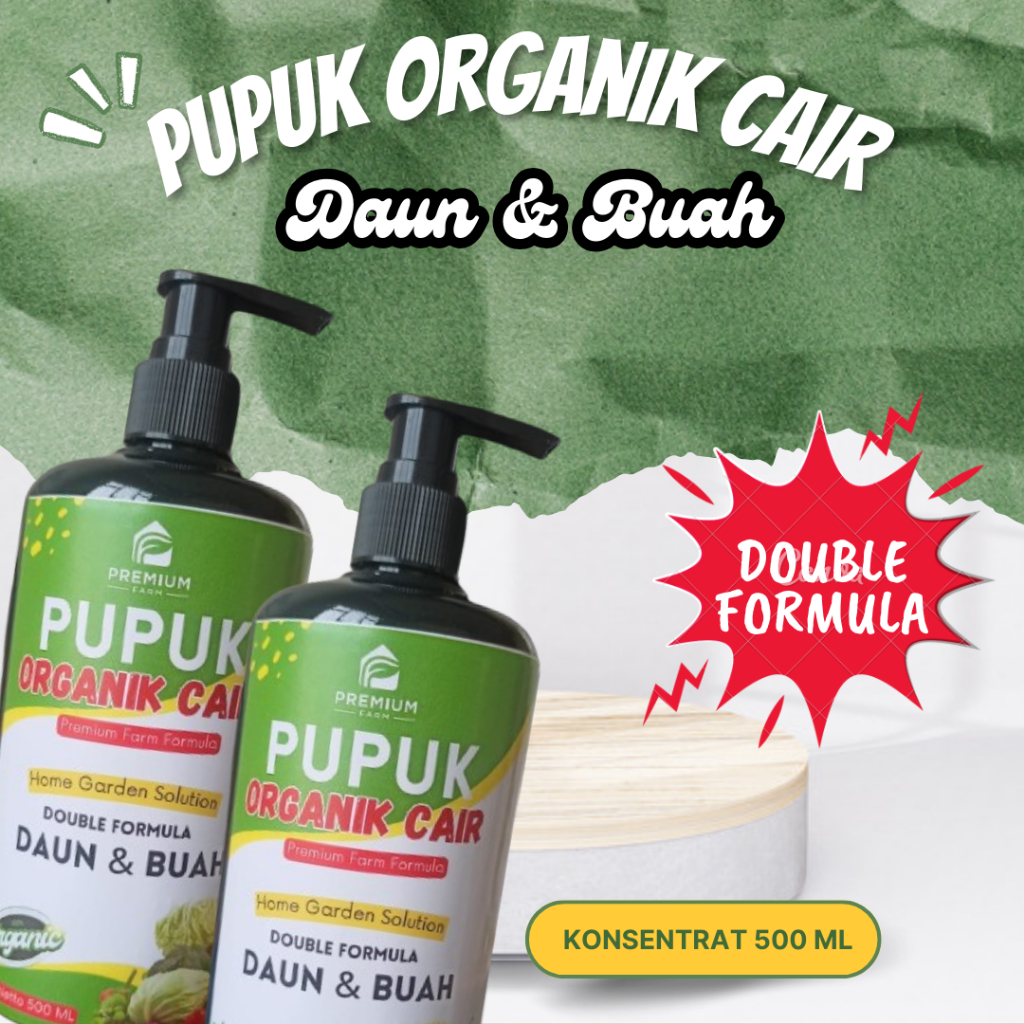 Jual Pupuk Organik Cair (POC) 500 ml Premium Farm Untuk Segala Jenis ...