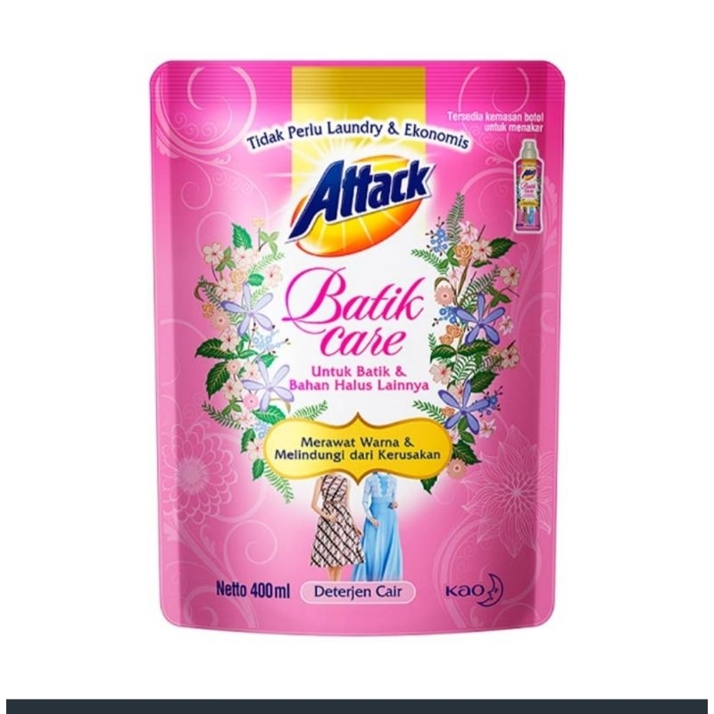Jual Attack batik care 400 ml detergent | Shopee Indonesia