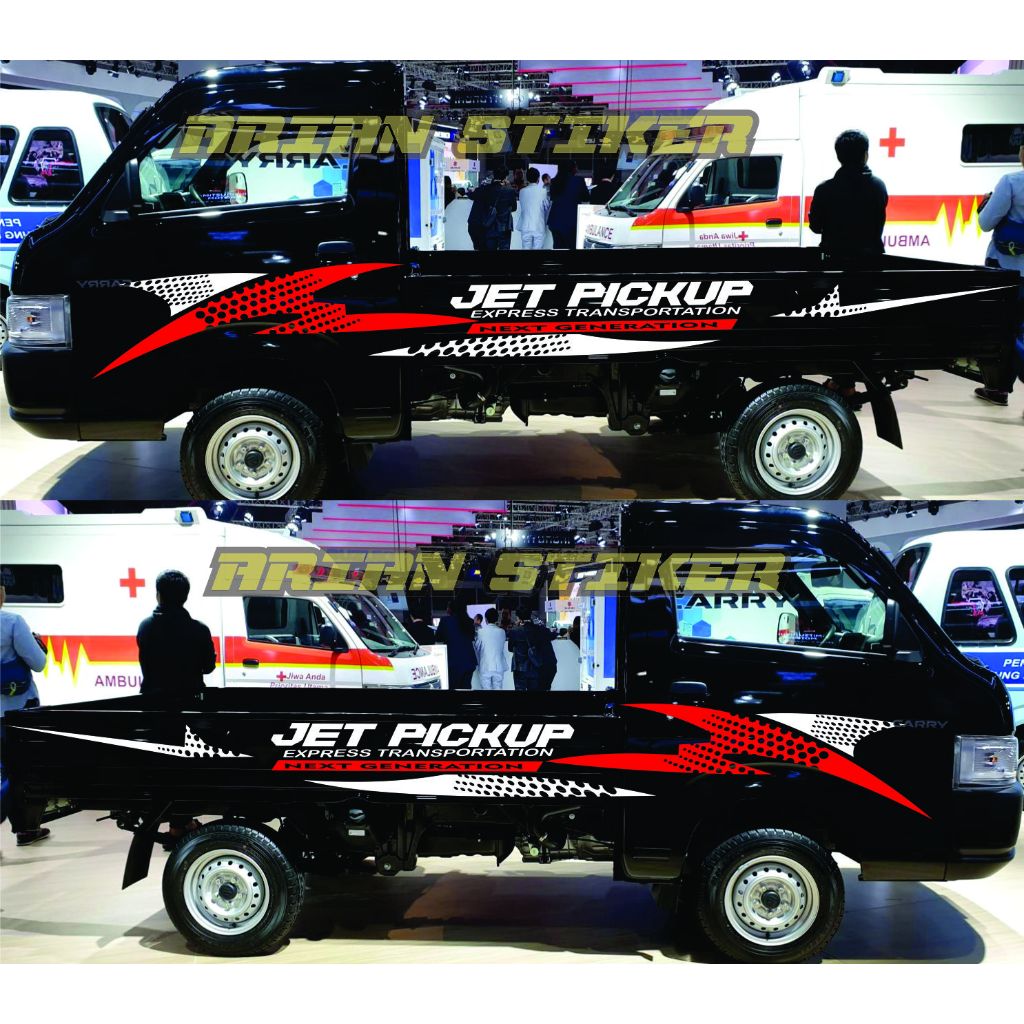 Jual Stiker Mobil Pickup New Carry Stiker Striping List Jet Pickup ...
