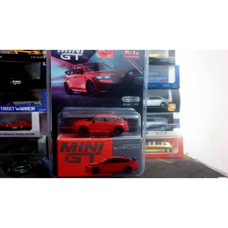 Jual Diecast Mini GT Honda Civic Type R Rallye Red 2023 no 546 Blister ...