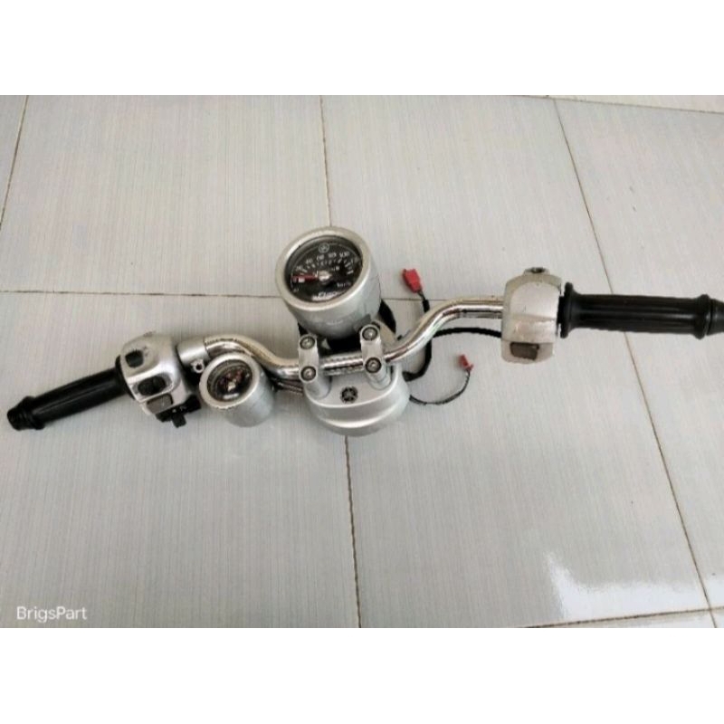 Jual Stang Holder+Speedometer Fino Karbu 1UB Original Copotan | Shopee ...
