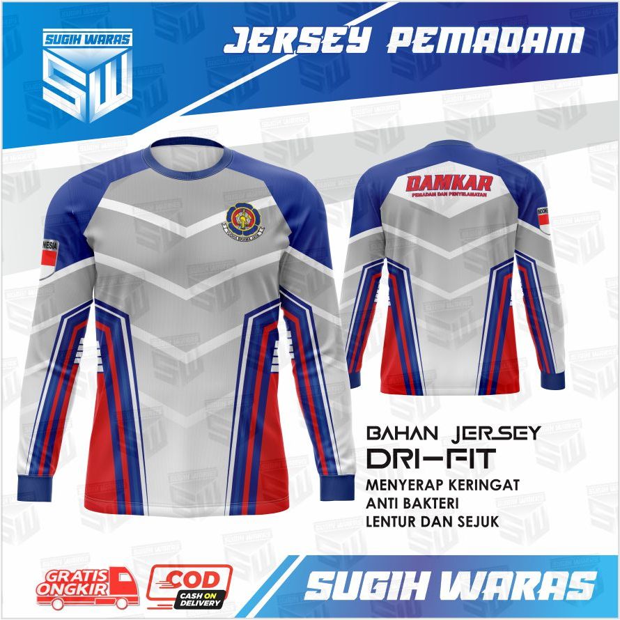 Jual JERSEY PEMADAM / KAOS DRIFIT DAMKAR / KAOS FIRE FIGHTER / FIRE ...