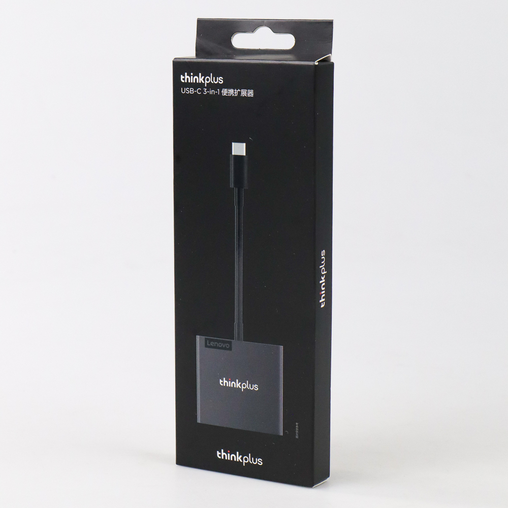Jual Lenovo thinkplus USB-C 3-in-1 Adapter Adaptor Converter Konverter ...