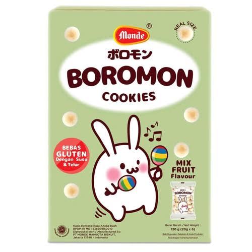 Jual 12+ MONDE BOROMON - BOROMON COOKIES - WAFER - POTATO BORO ...