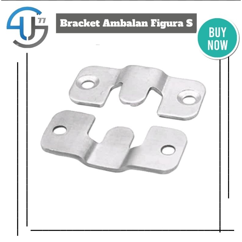 Jual US056 Plat Small Bracket Ambalan Plat Gantung Pigura Hiasan ...