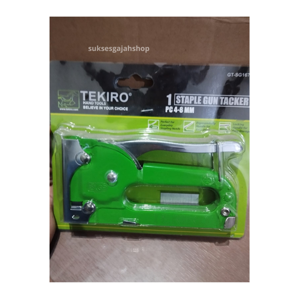 Jual TEKIRO STAPLES TEMBAK / STAPLE GUN TACKER 4 - 8 MM | Shopee Indonesia