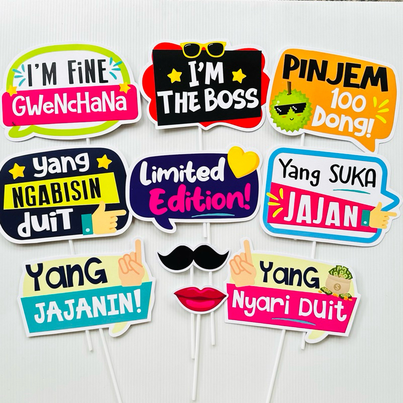 Jual TEMA SERU PINJEM 100 REUNI ARISAN SOSIALITA WORK OFFICE PROPS ...