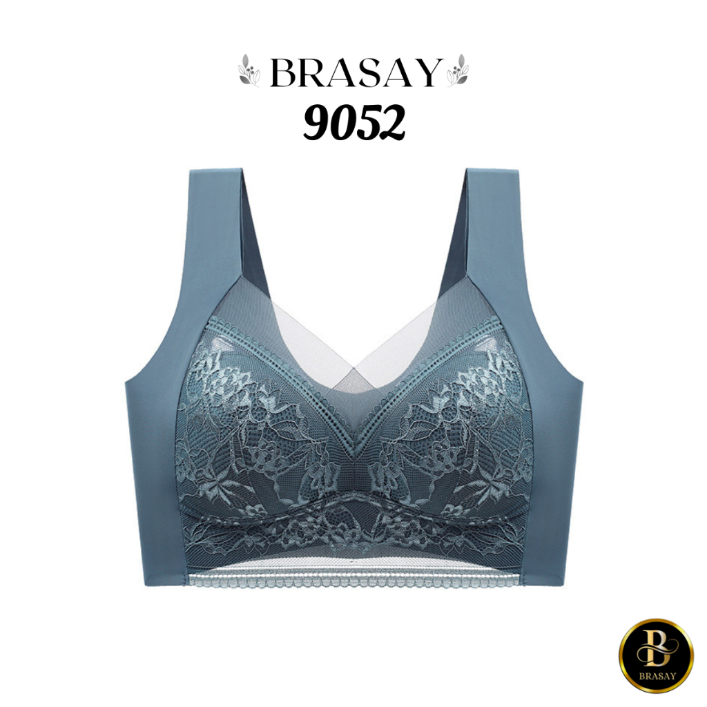 Jual Brasay Push Up Bra Wanita Motif Renda Polos Punggung Tali Silang ...
