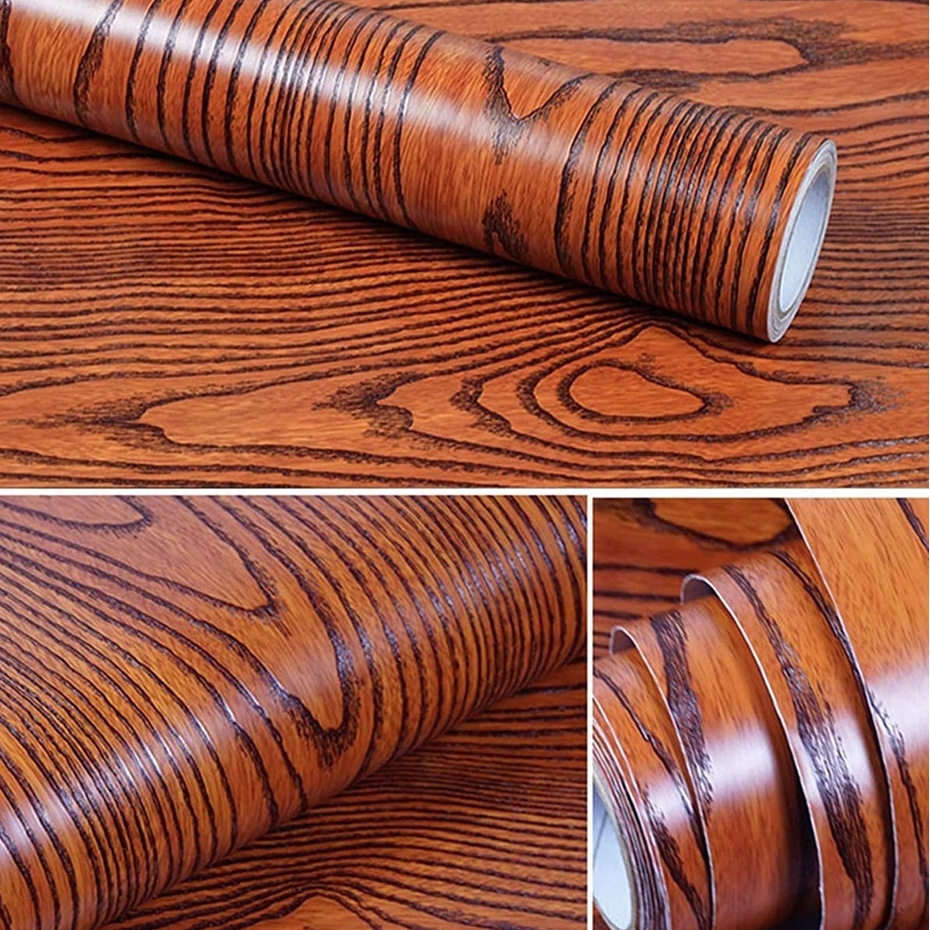 Jual Wallpaper Dinding Kayu Serat Coklat Ukuran 45CM X 8METER | Shopee ...