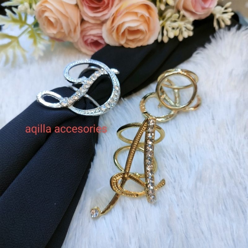 Jual Bros / ring / hijab / ring hijab /ring hijab huruf / ring huruf ...